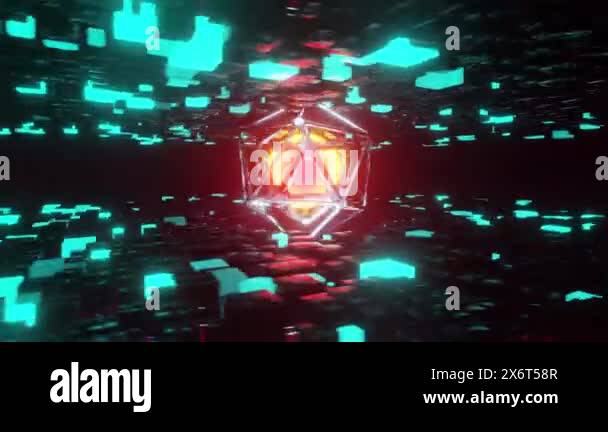 Step into our Sci-Fi Environment VJ Loop 3D animation, where sleek ...