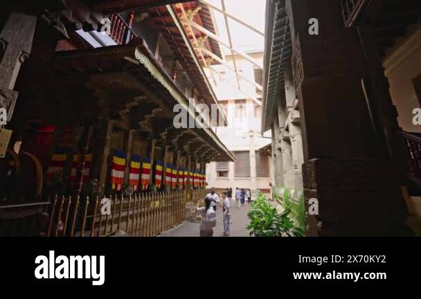 2023-06-01 - Kandy, Sri Lanka. Sri Dalada Maligawa Temple in Kandy ...