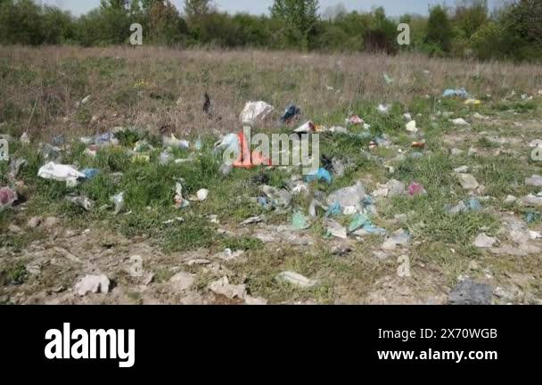 Ecological concern, Waste buildup, Pollution overload. Landscapes ...