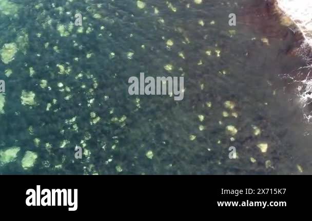 Imgiebah Bay Beach Mellieha, Selmun peninsula, Aerial view of Imgiebah ...
