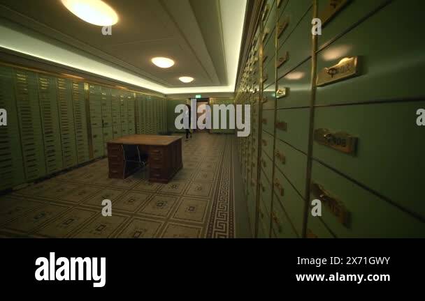 Rich Businesswoman Storing Valuable Silver Ingot Bullion Savings in ...