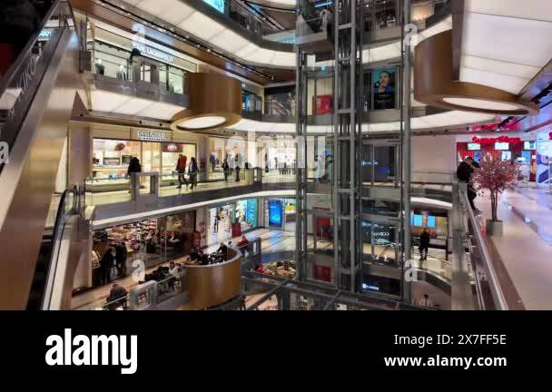 Istanbul, Turkey - 13 April 2024: Interior of City's, a famous shopping ...