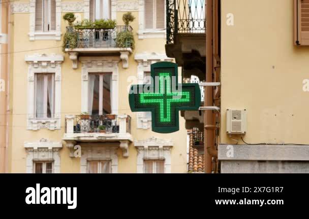Signage green cross sign Stock Videos & Footage - HD and 4K Video Clips ...