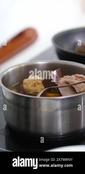 piece of blood in Vietnam food a Vietnamese raw blood dish served with ...