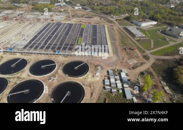 Wastewater treatment plant under construction covers huge area in ...