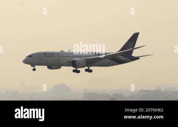 BANGKOK, THAILAND - MARCH 01, 2023: Boeing 787 Dreamliner, HS-TQF of ...