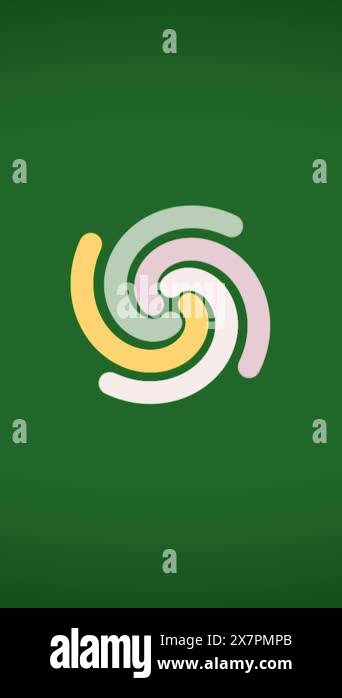 Motion graphics background with shapes and particles. Abstract ...