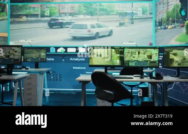 General defense offices with satellite based CCTV network uses real ...