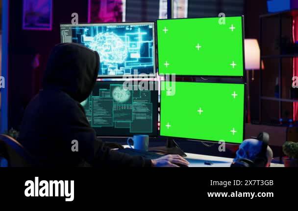 Rogue Computer Scientist Uses Ai Deep Learning And Green Screen Pc To Develop Malware Hacker