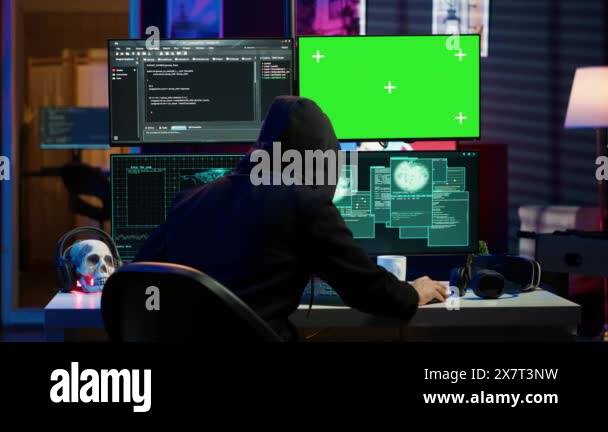 Rogue programmer using green screen PC to hack firewalls, getting attacks rejected by ...
