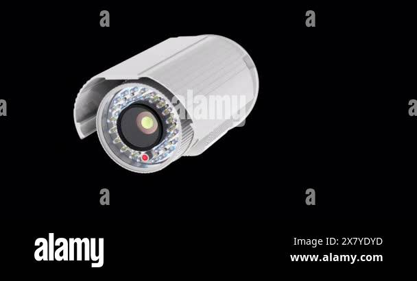 Security surveillance camera, motion animation, seamlessly loopable. 3D ...