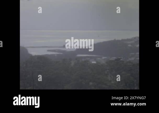 Sydney, Australia may 1969: Vintage footage of Sydney Bay capturing ...