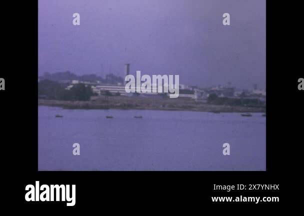 Mumbai, India May 1969: Vintage footage of Mumbai cityscape showcasing ...