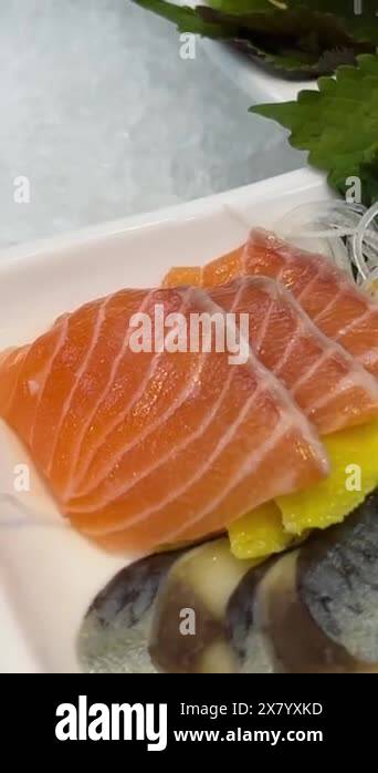 Beautifully decorated banquet table with appetizers from different ...