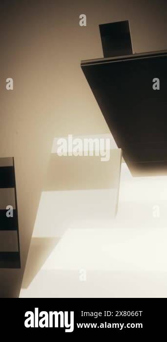 Vertical video - abstract retro style grunge background with rotating ...