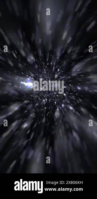 Vertical video - cosmic interstellar hyperspace motion background ...