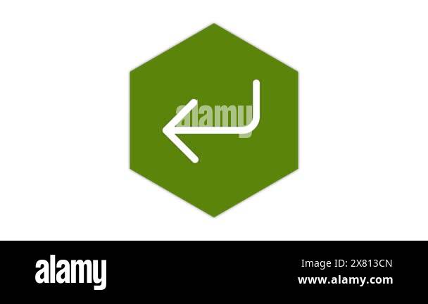Return arrow symbol icon Stock Videos & Footage - HD and 4K Video Clips ...