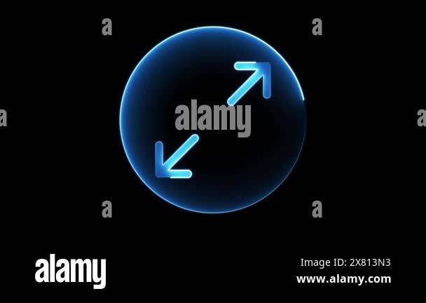 Expansion arrows symbol Stock Videos & Footage - HD and 4K Video Clips ...