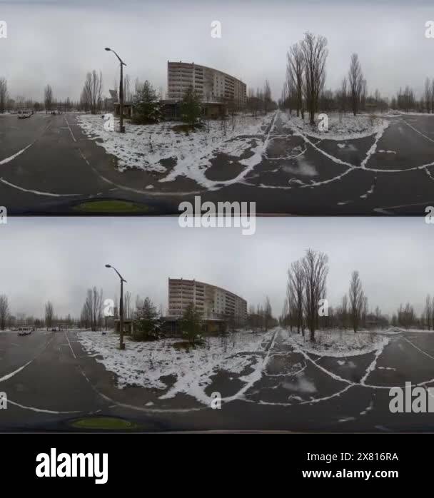 This is a 360-degree virtual reality video tour of abandoned Soviet ...