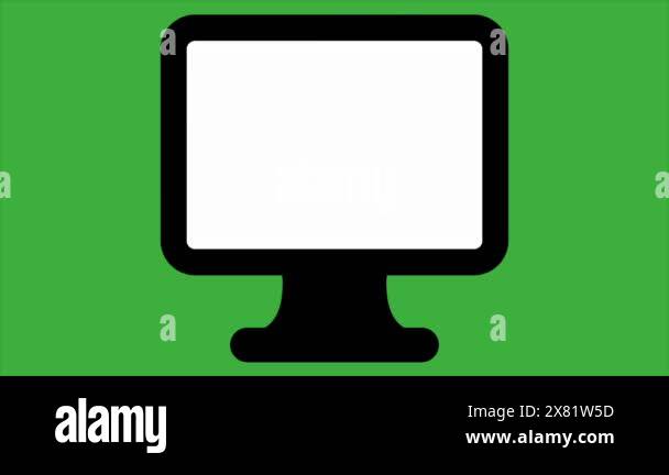 Pc monitor outline vector Stock Videos & Footage - HD and 4K Video ...