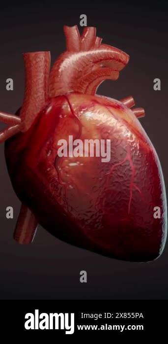 Heart beat loop in HD resolution. Medical healthcare concept. Heart ...