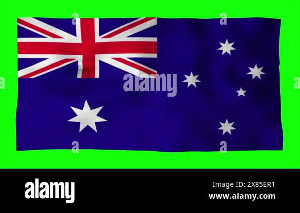 Australia's National Flag in a Dynamic Display: A Sign of Strength and ...