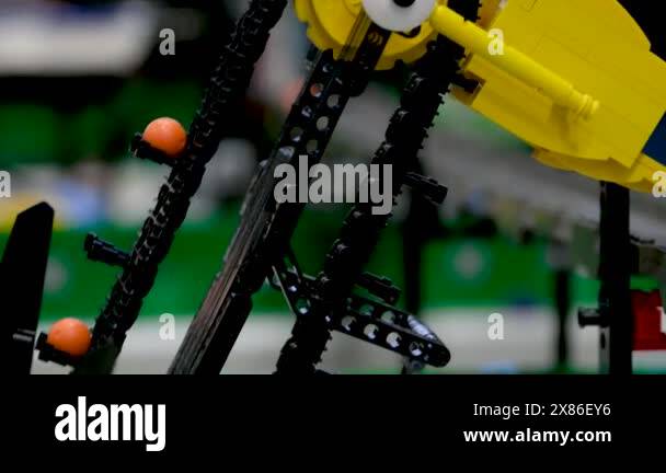 a city completely made of Lego blocks houses cars streets trains trams ...