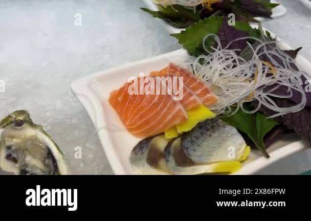 Beautifully decorated banquet table with appetizers from different ...