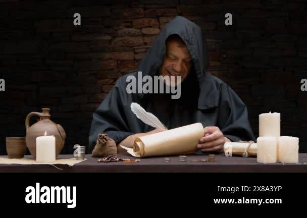 Medieval monk scribe Stock Videos & Footage - HD and 4K Video Clips - Alamy