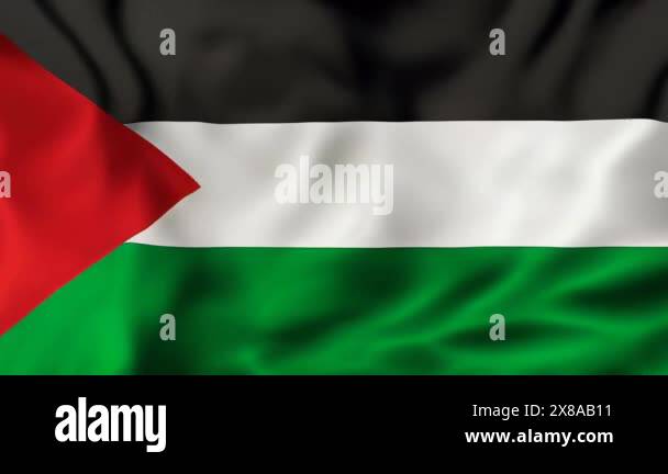 The waving Palestinian flag symbolizes solidarity, resistance, and ...