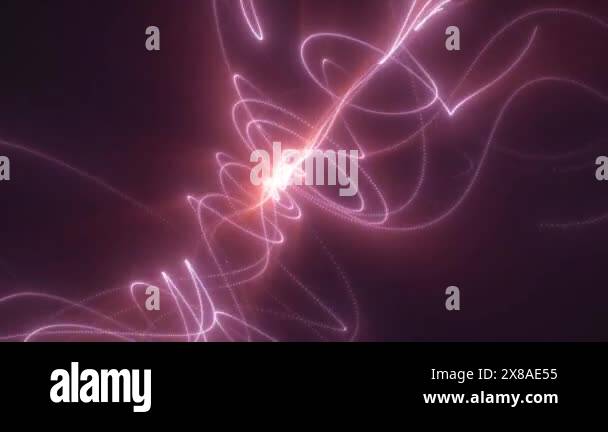 Electrical flashes around an atom, showing energy and electricity ...