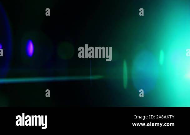 Real Anamorphic Lens Flare, Light Beam Effect, with bokeh, Highlight ...