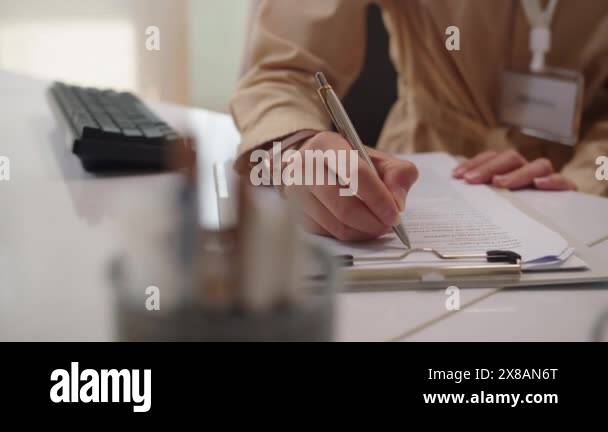 Writing form desk Stock Videos & Footage - HD and 4K Video Clips - Alamy