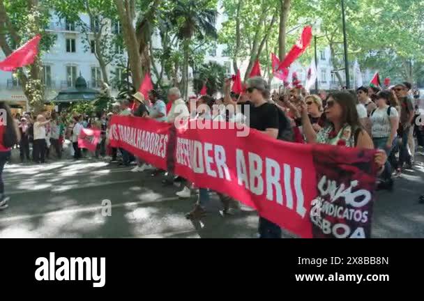Lisbon, Portugal - April 25, 2023: Anniversary celebration of The ...