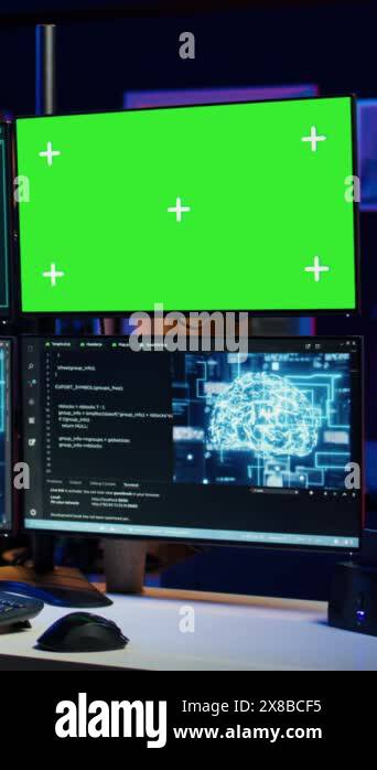 Vertical video Cybercriminal using AI machine learning and isolated screen PC to develop system ...