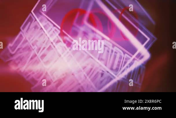 Made in Japan technology export symbol rotating on lights loopable ...