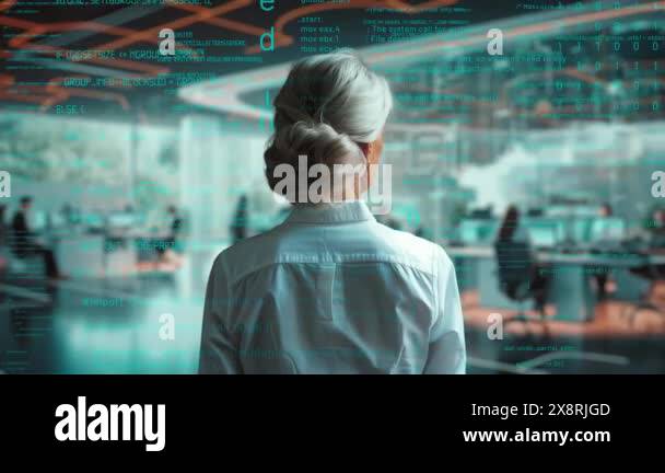 Senior Woman Programmer Engaged in AI Engineering: Analyzing Software Through LISP Open Bot ...