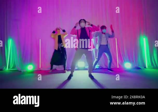 Diverse group young adults dancing Stock Videos & Footage - HD and 4K ...