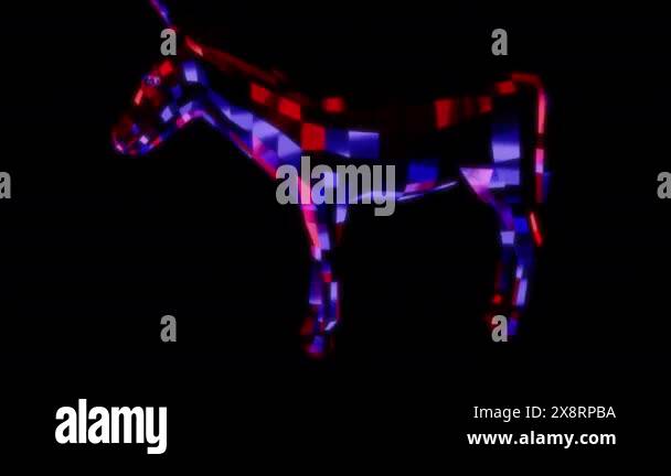 Special effects future animations on black background. Futuristic ...