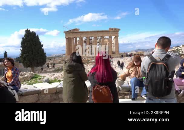 Athens 05,22,2024 Acropolis in Greece, Parthenon in Athens drone aerial view, famous Greek ...