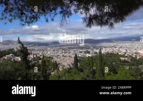 Athens 05,22,2024 Lycabettus Mont Little Mountain in downtown of Athens ...