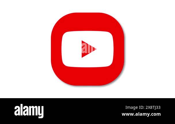 Youtube play logo Stock Videos & Footage - HD and 4K Video Clips - Alamy