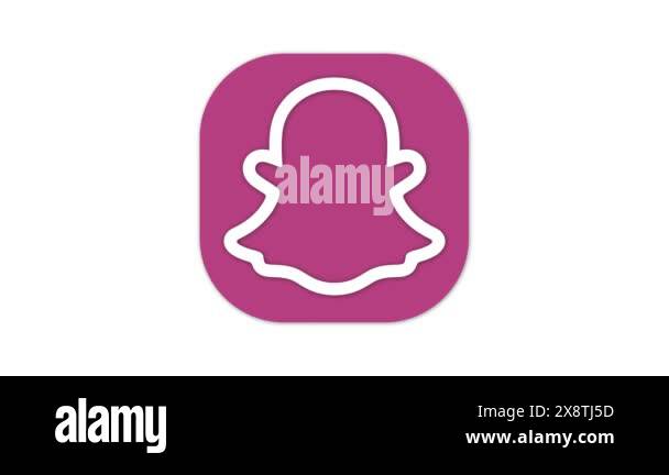 Snapchat ghost logo Stock Videos & Footage - HD and 4K Video Clips - Alamy