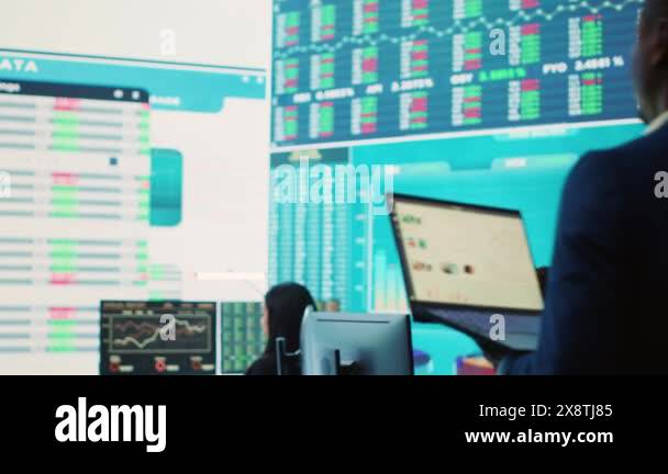 Administrative Assistant Examining Important Big Data Visualizations On