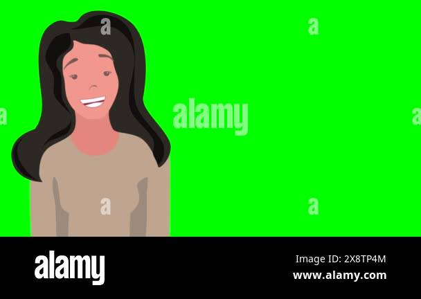 lip syncing, facial animation for storytelling. female character says ...