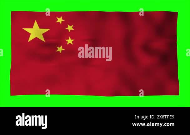 China's National Flag in a Dynamic Display: A Sign of Strength and ...