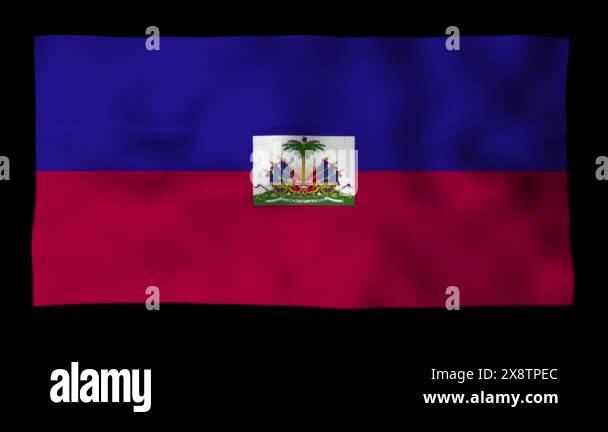 Haiti's National Flag in a Dynamic Display: A Sign of Strength and ...
