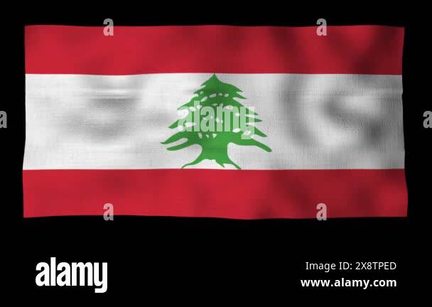 Lebanon's National Flag in a Dynamic Display: A Sign of Strength and ...