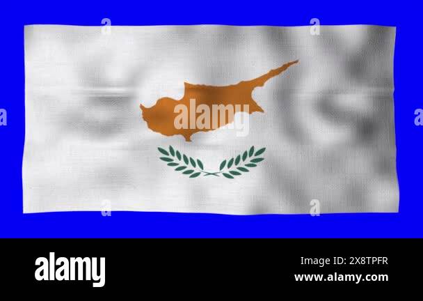 Cyprus's National Flag in a Dynamic Display: A Sign of Strength and ...