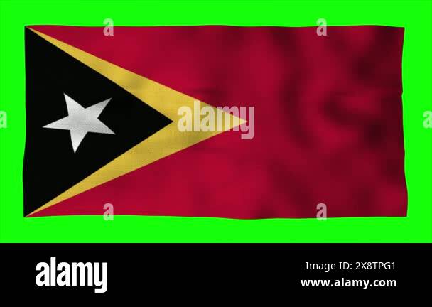 East Timor's National Flag in a Dynamic Display: A Sign of Strength and ...
